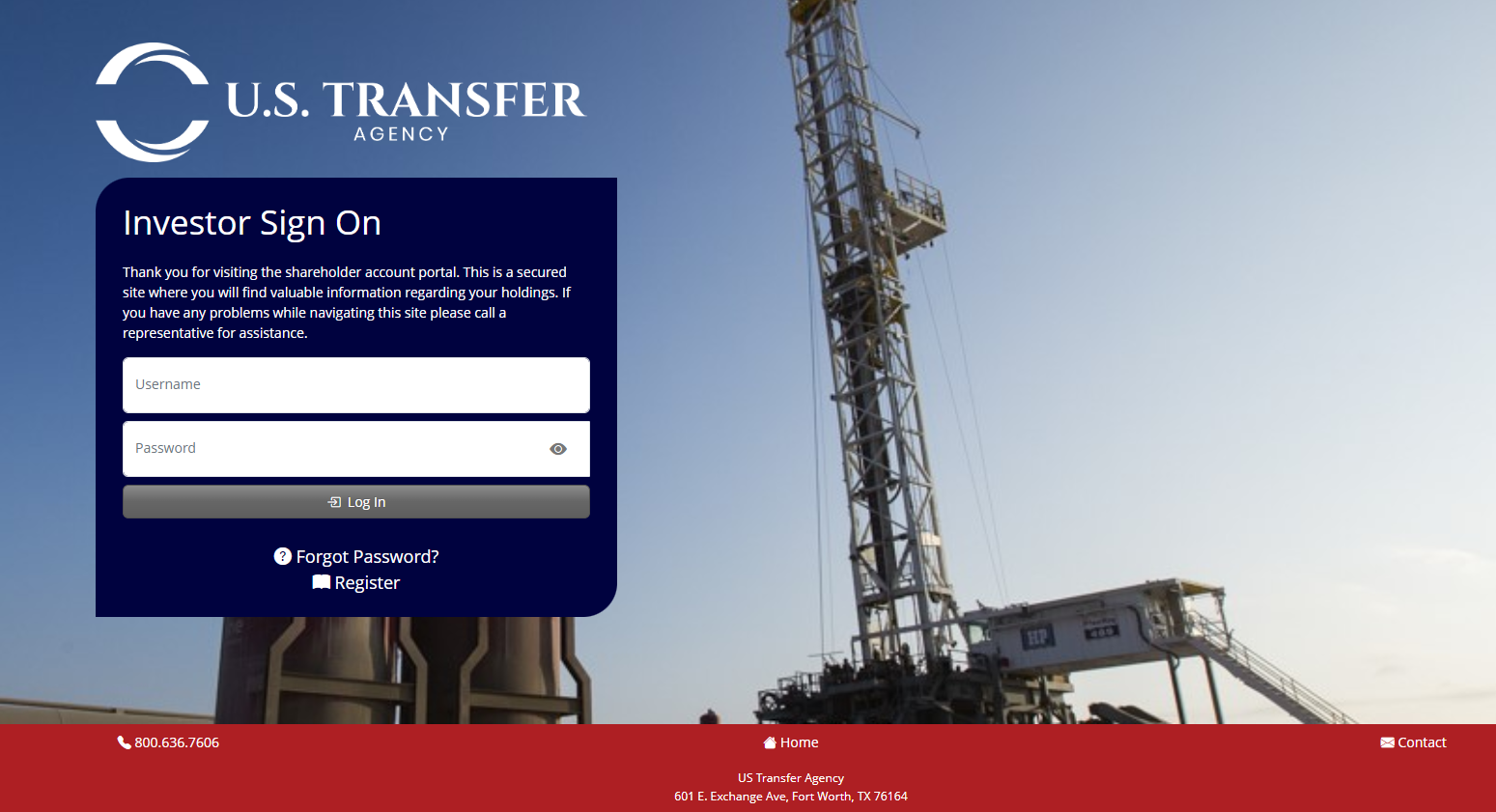 New Investor Portal